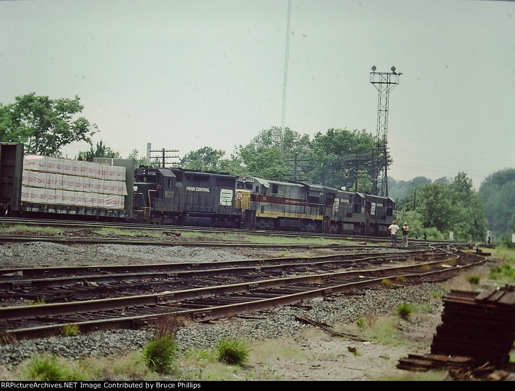 Erie Lackawanna U33C and PC SD35 on Westbound freight